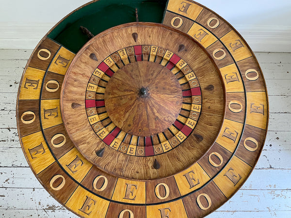 A 19th C EO Roulette Wheel on Stand – Streett Marburg