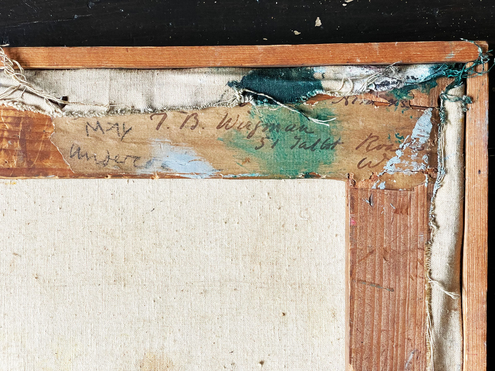 A Textured Abstract Artwork by Brian Morley Circa 1980 – Streett Marburg