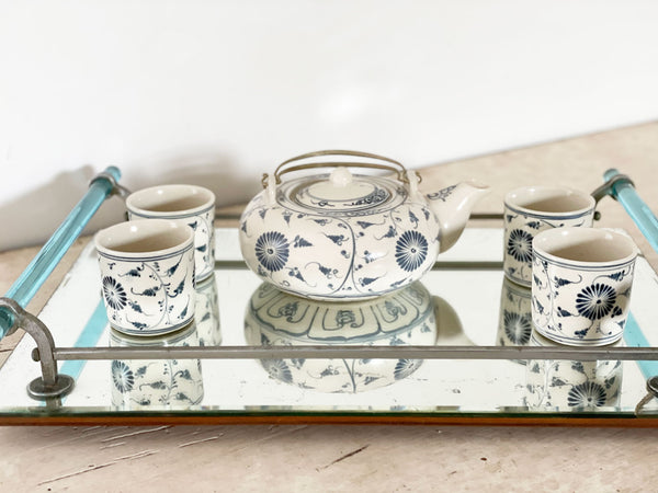 A 1960's Japanese Blue & Cream Tea Set – Streett Marburg